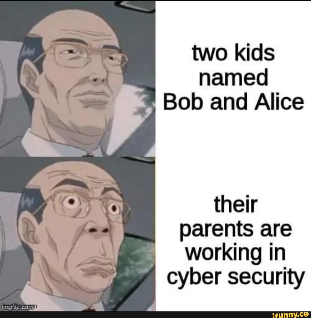 Two kids named Bob and Alice their parents are working in cyber ...