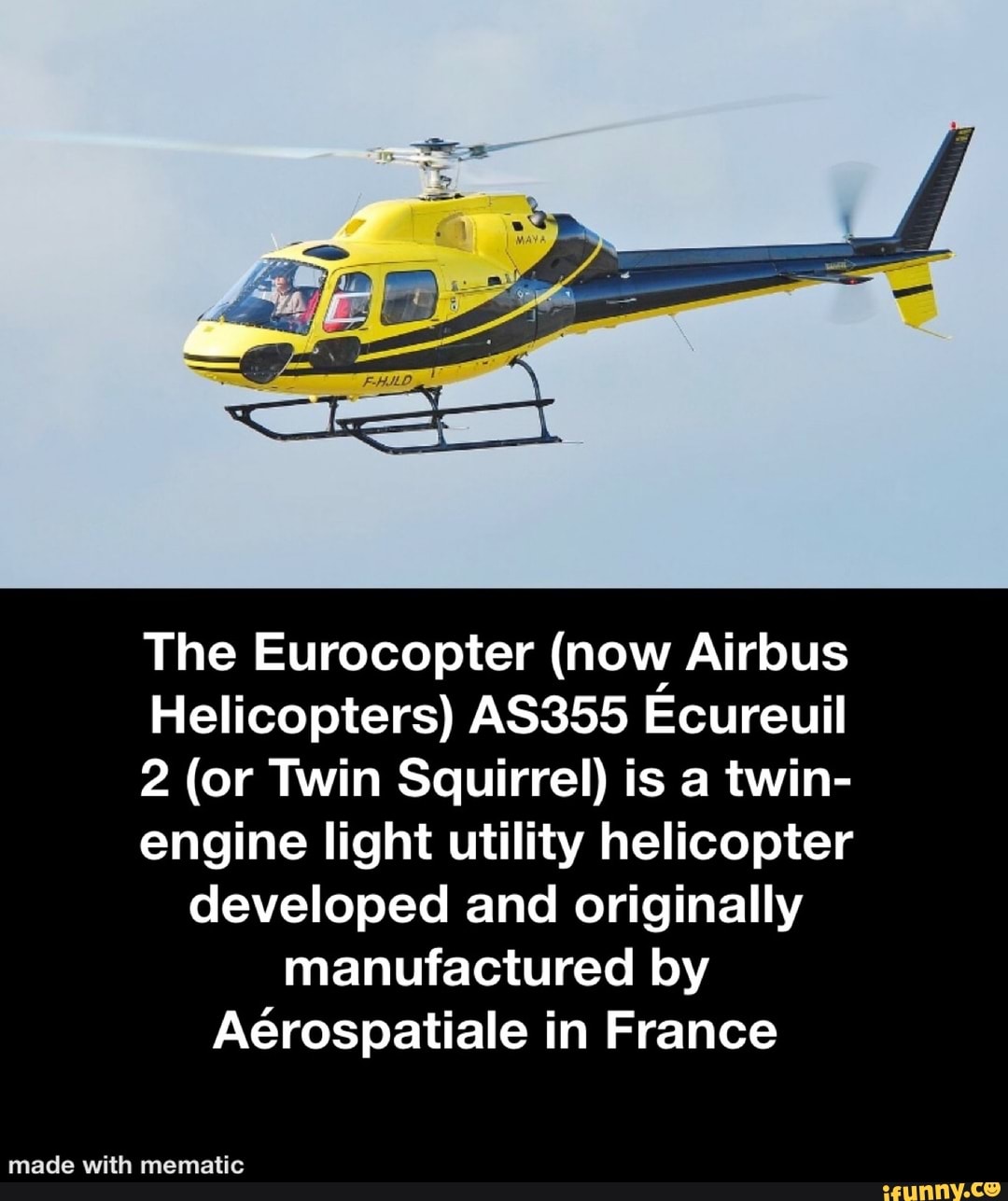 The Eurocopter (now Airbus Helicopters) AS355 Ecureuil 2 (or Twin ...