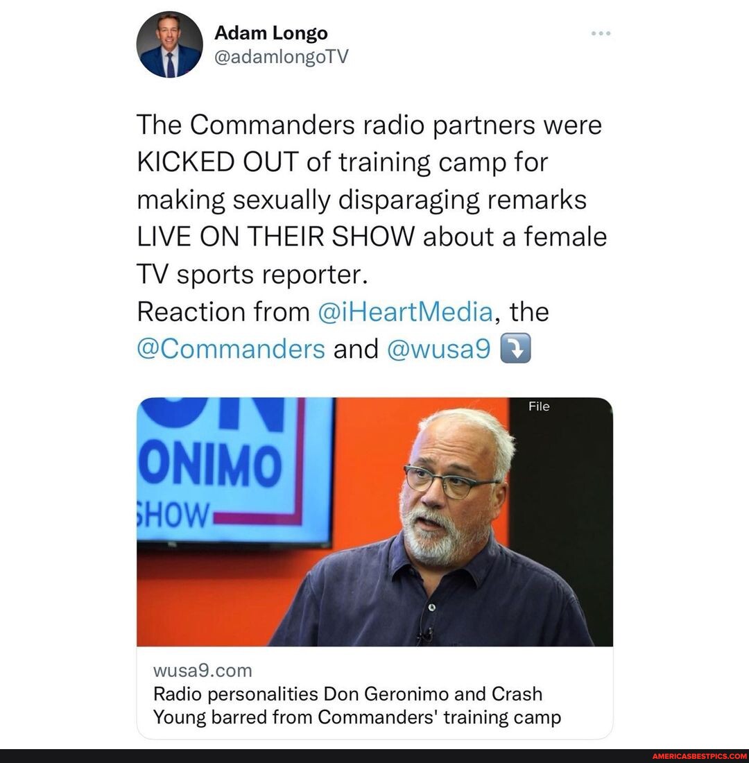 “WBIG "BIG 100" radio presenters Don Geronimo and Crash Young were ...