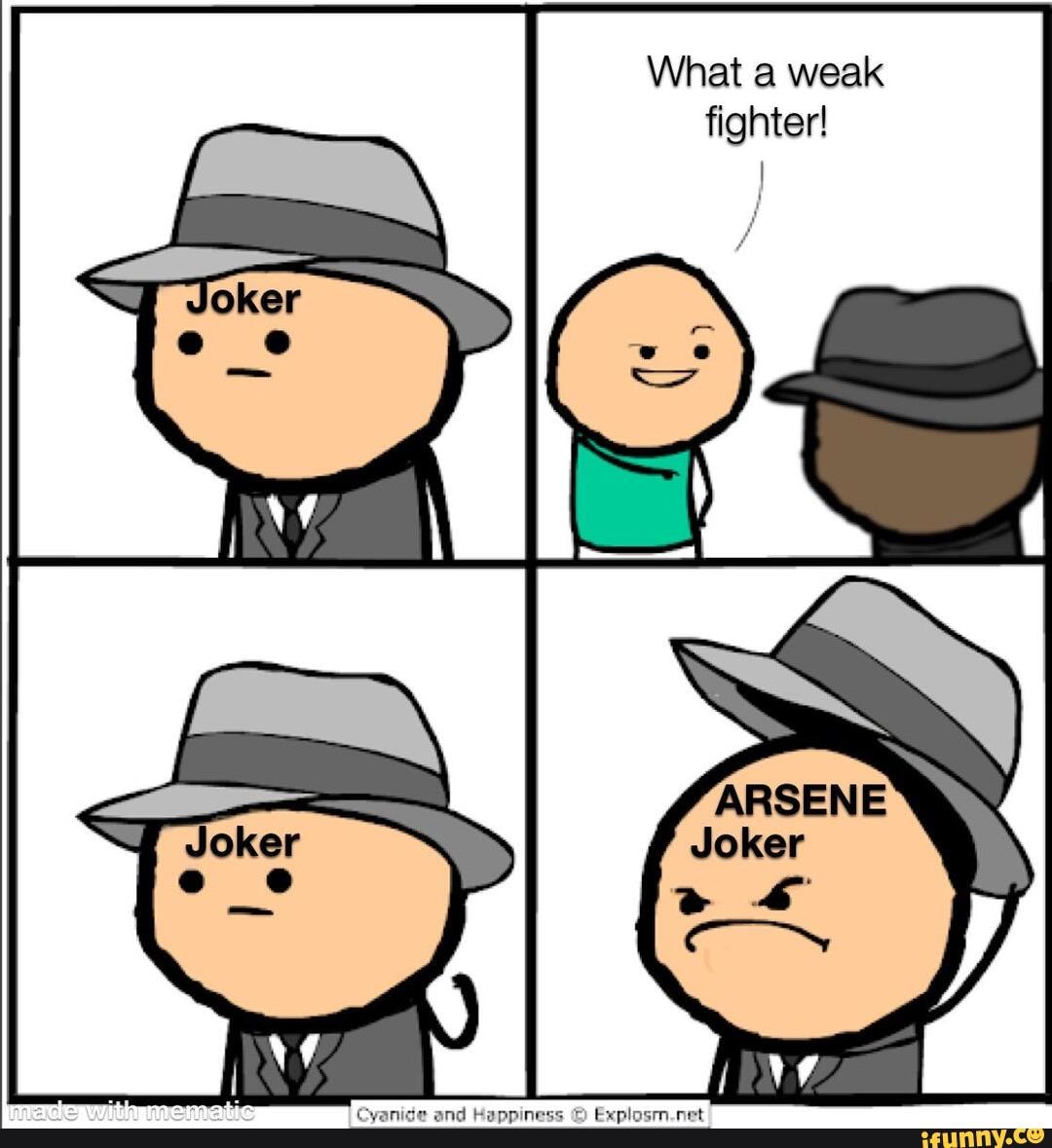 What a weak fighter! - iFunny