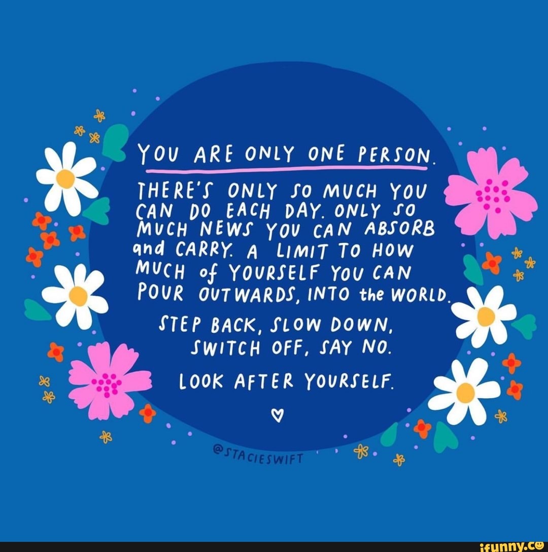 Only You Can Do So Much