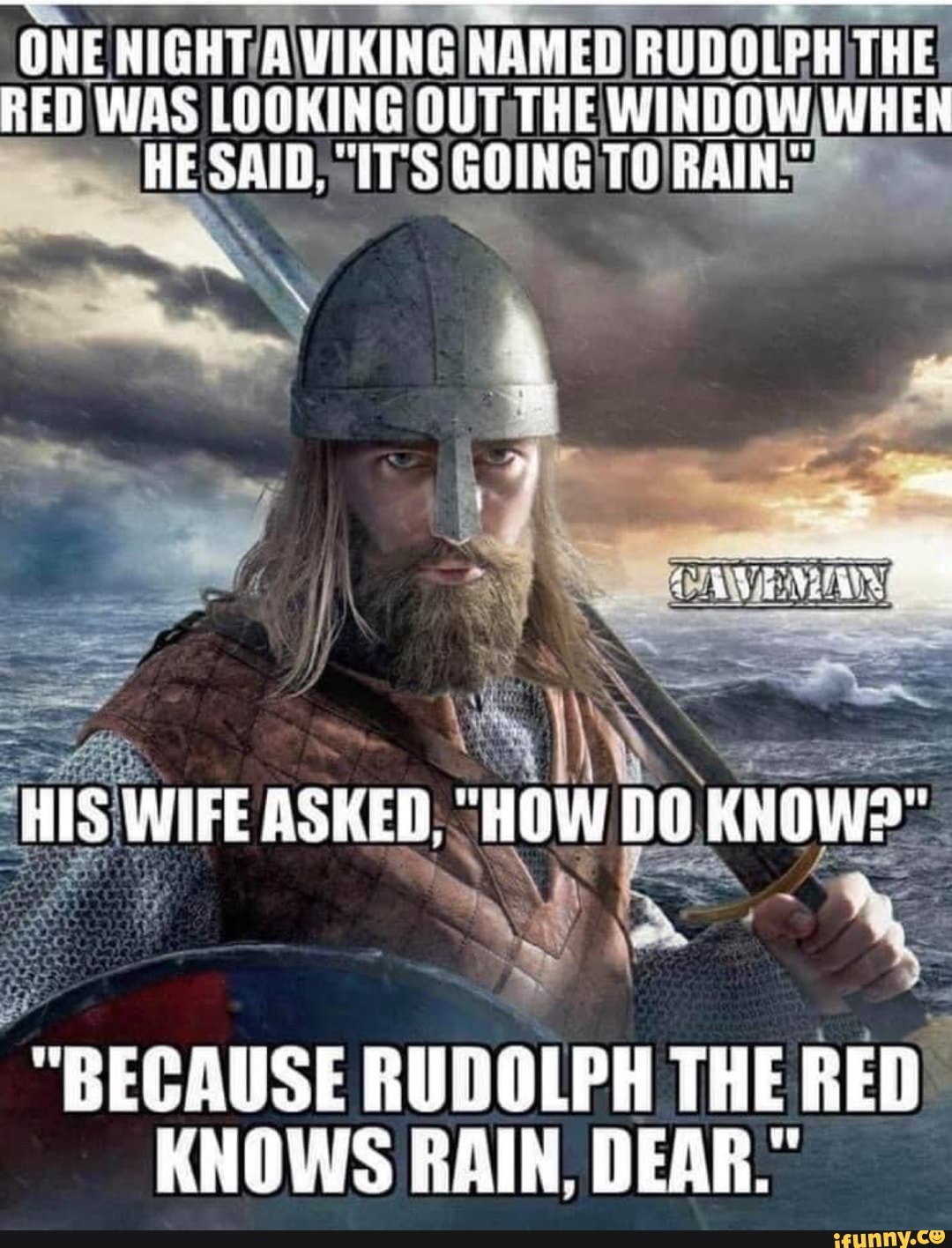 VIKING NAMED) RUDOLPH THE! RED WAS LOOKING WINDOWIWHEN "ITSIGOINGITO ...