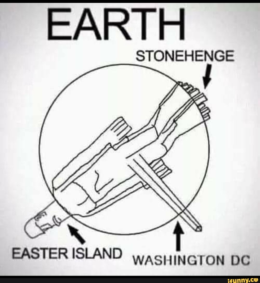 EARTH STONEHENGE EASTER ISLAND wag DC - iFunny