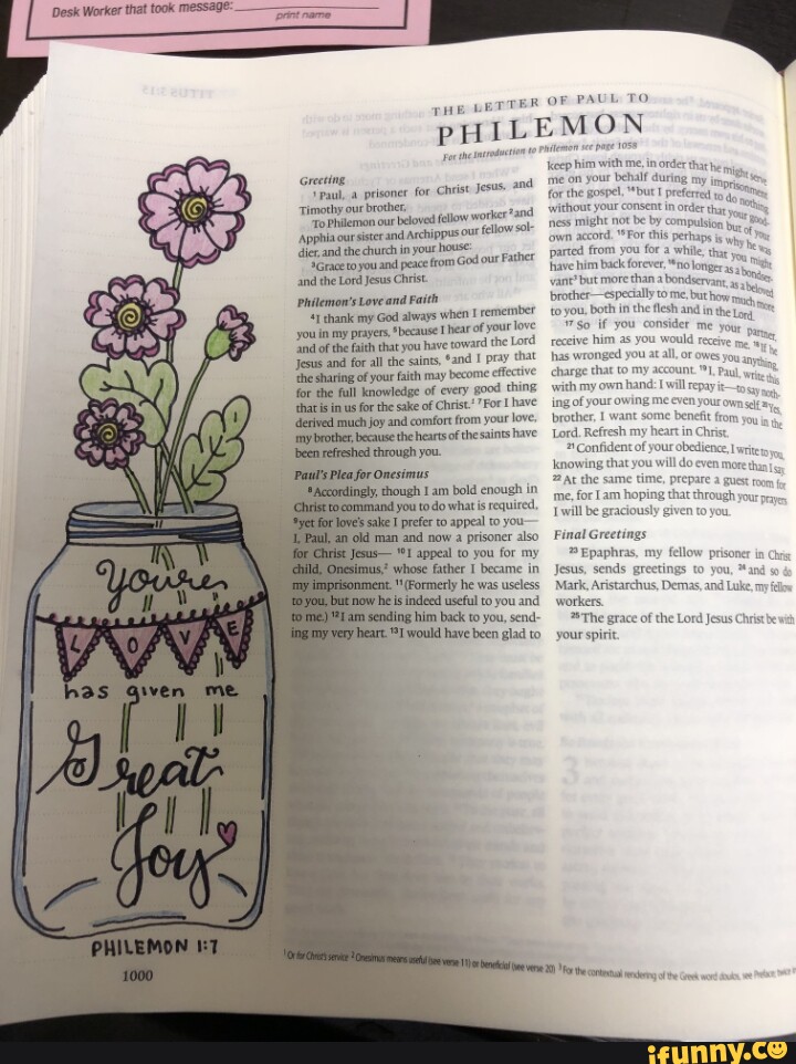 OF PAUL TO PHILEMON Greeting Paul, prisoner for Chi "Timothy our ...