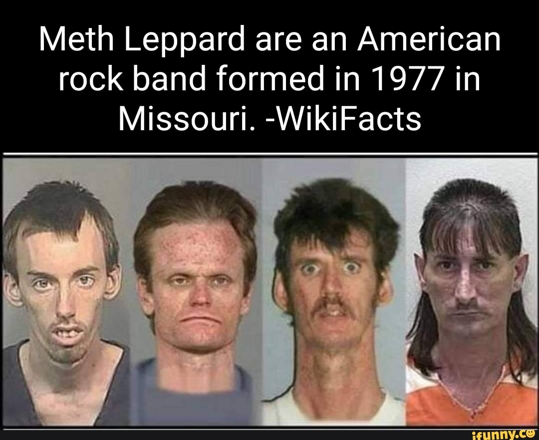 Meth Leppard are an American in 1977 in rock band formed in 1977 in ...