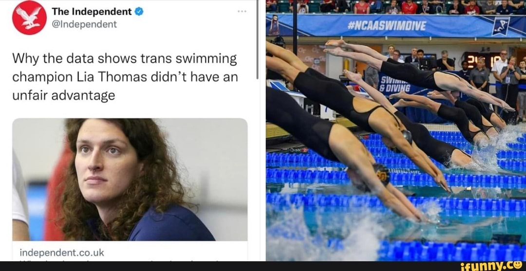 The Independent @Independent Why the data shows trans swimming champion ...