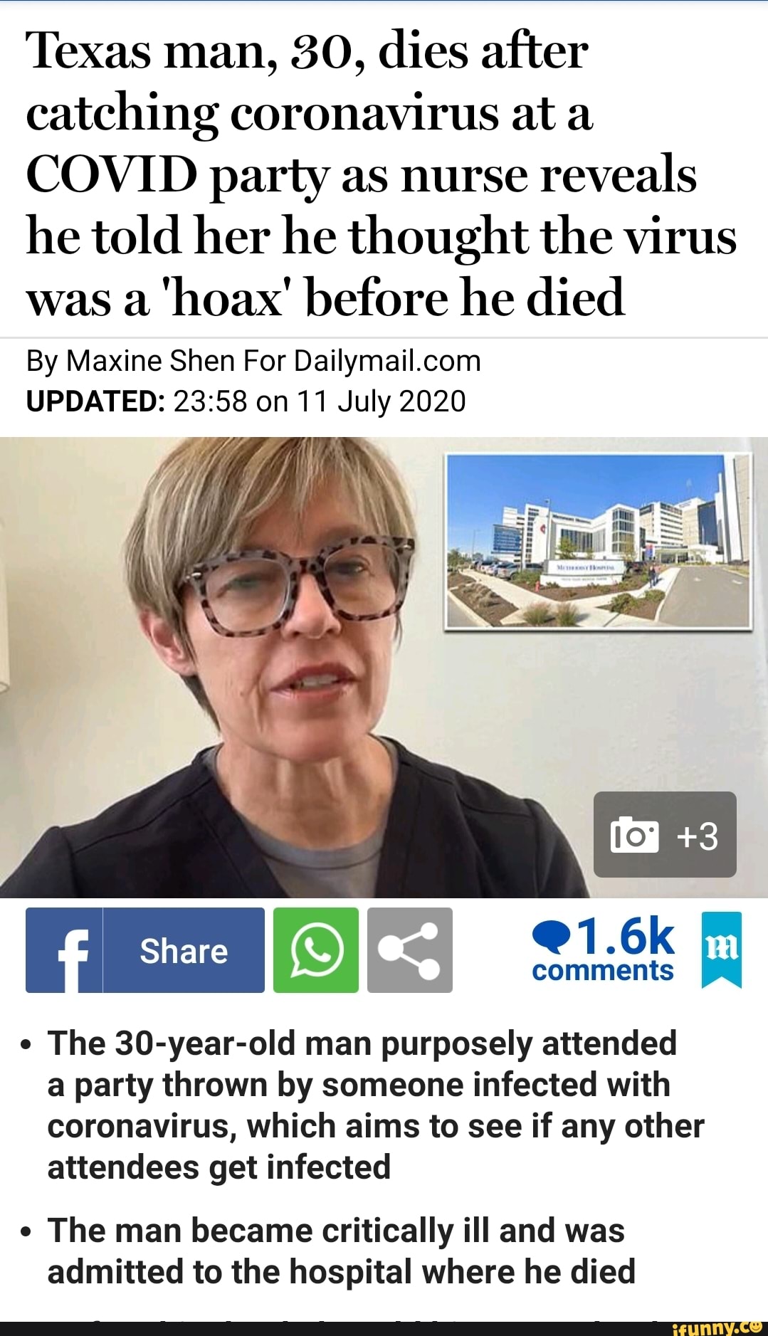 Texas man, 30, dies after catching coronavirus at a COVID party as ...