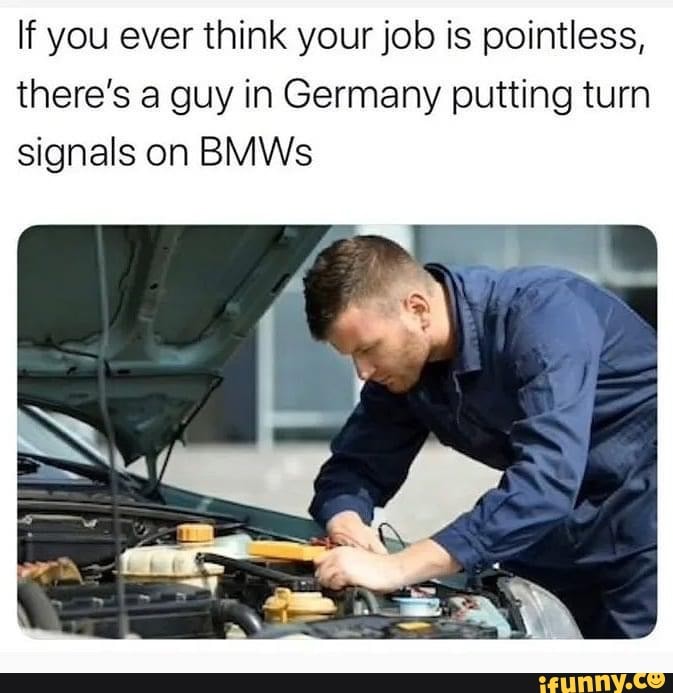 If you ever think your job is pointless, here's guy in Germany putting ...