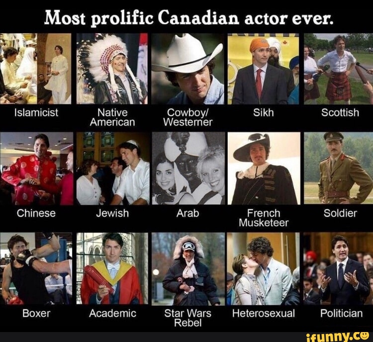Most prolific Canadian actor ever. 4 . \ Islamicist Native Cowboy/ Sikh ...