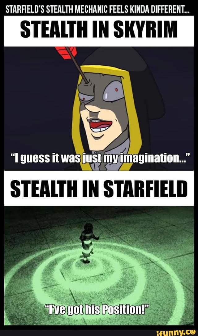 STARFIELD'S STEALTH MECHANIC FEELS KINDA DIFFERENT... "L guess it was I ...