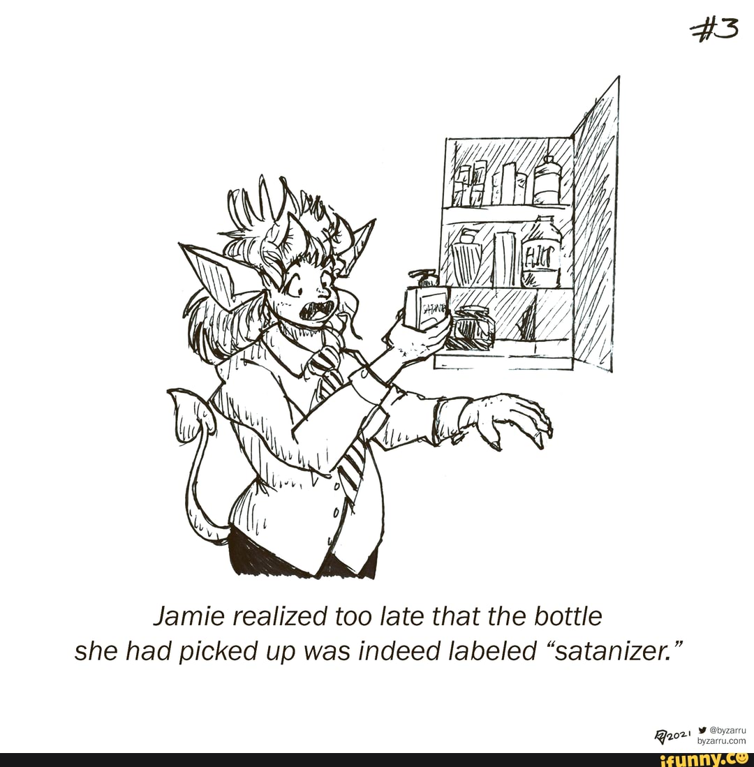 Jamie realized too late that the bottle she had picked up was indeed ...