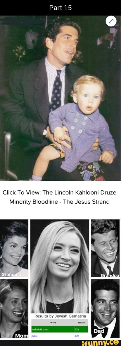 Part 15 Click To View: The Lincoln Kahlooni Druze Minority Bloodline ...