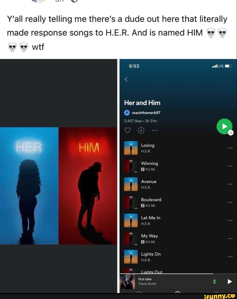 Y'all really telling me there's a dude out here that literally made ...