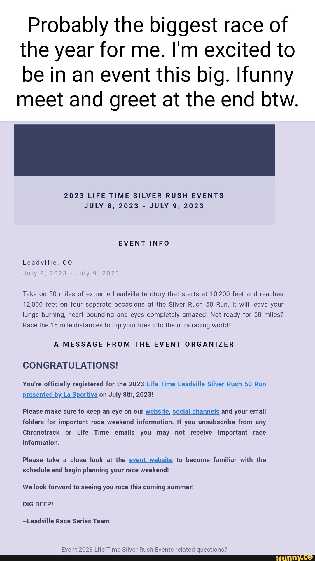 Ultramarathon memes. Best Collection of funny Ultramarathon pictures on ...