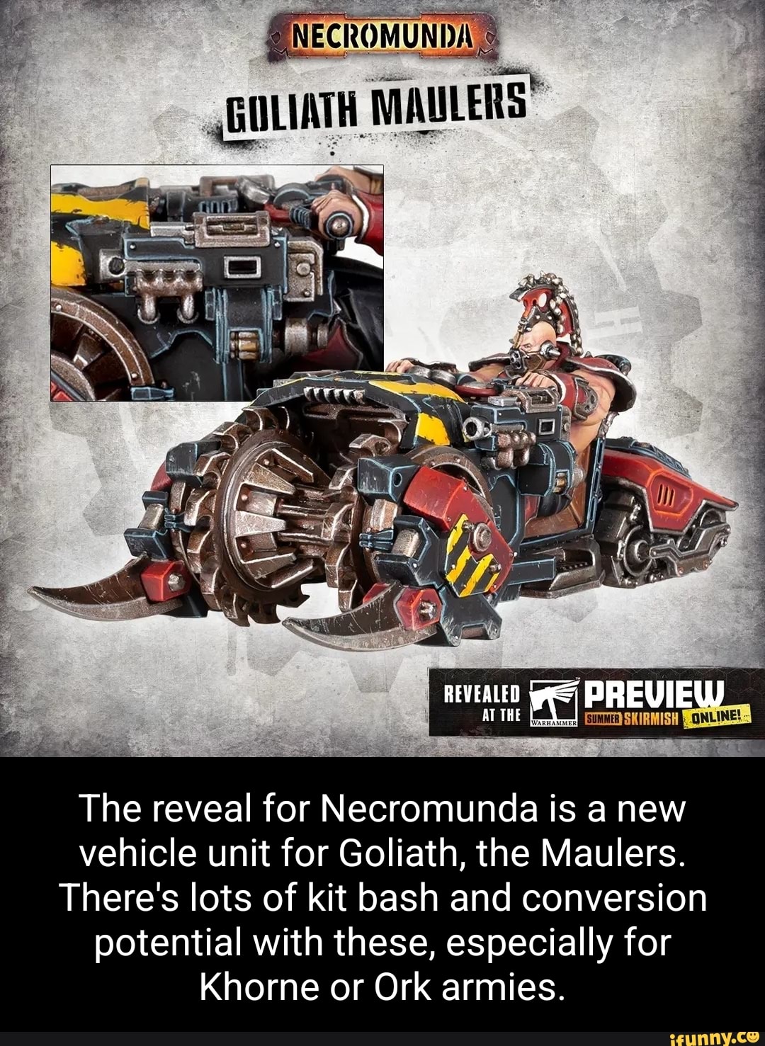GOLIATH MAULERS REVEALED PREVIEW The reveal for Necromunda is a new ...