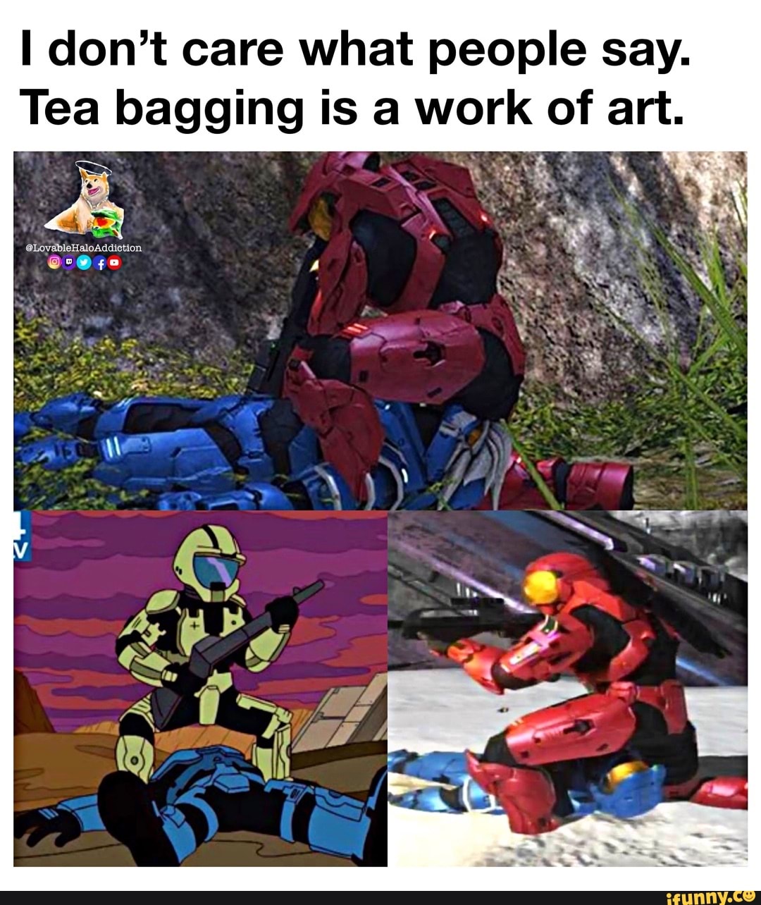 Don't care what people say. Tea bagging is a work of art ...