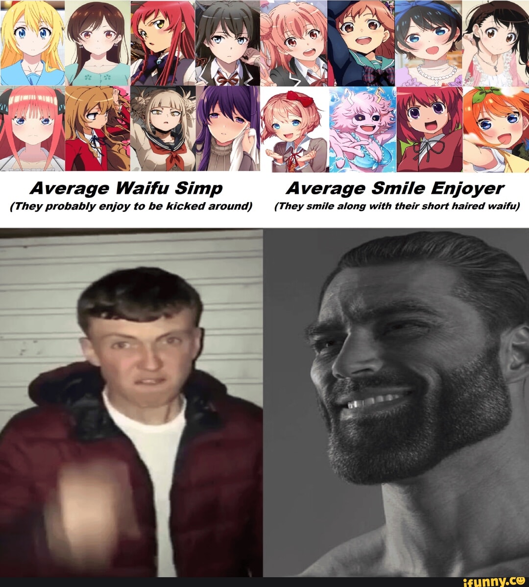 Average Waifu Simp Average Smile Enjoyer (They probably enjoy to be ...