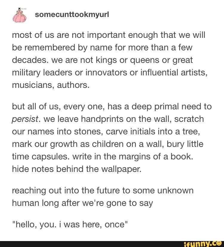 You Are Important Tumblr
