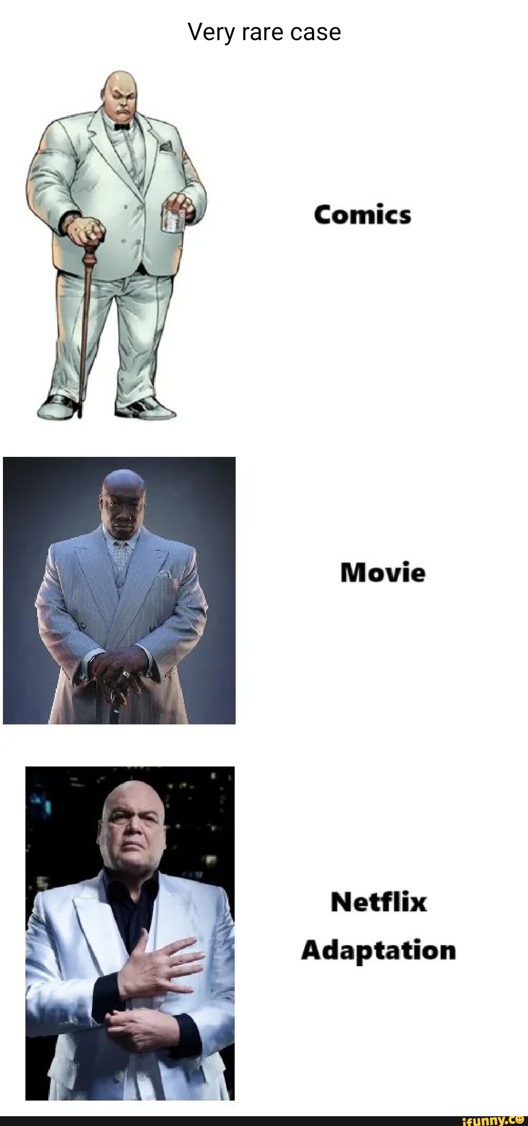 Very rare case Comics Movie Netflix Adaptation - iFunny