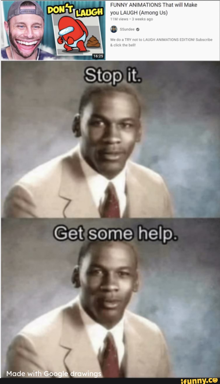 FUNNY ANIMATIONS That will Make you LAUGH (Among Us) Get some help - iFunny