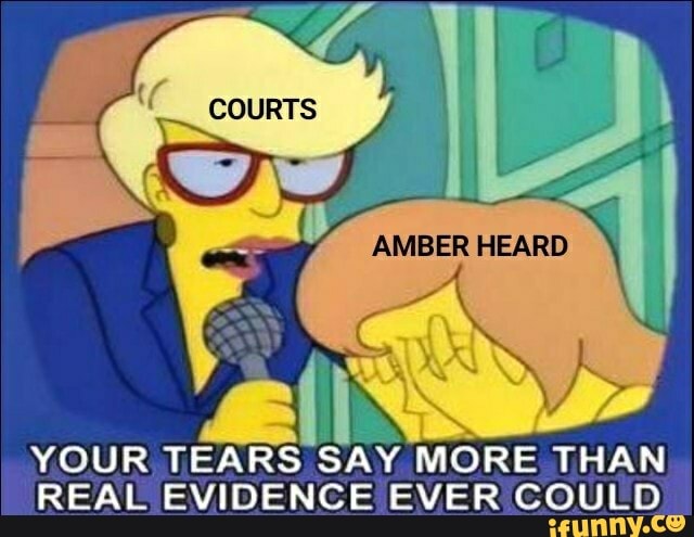 AMBER YOUR TEARS SAY MORE THAN REAL EVIDENCE EVER COULD - iFunny