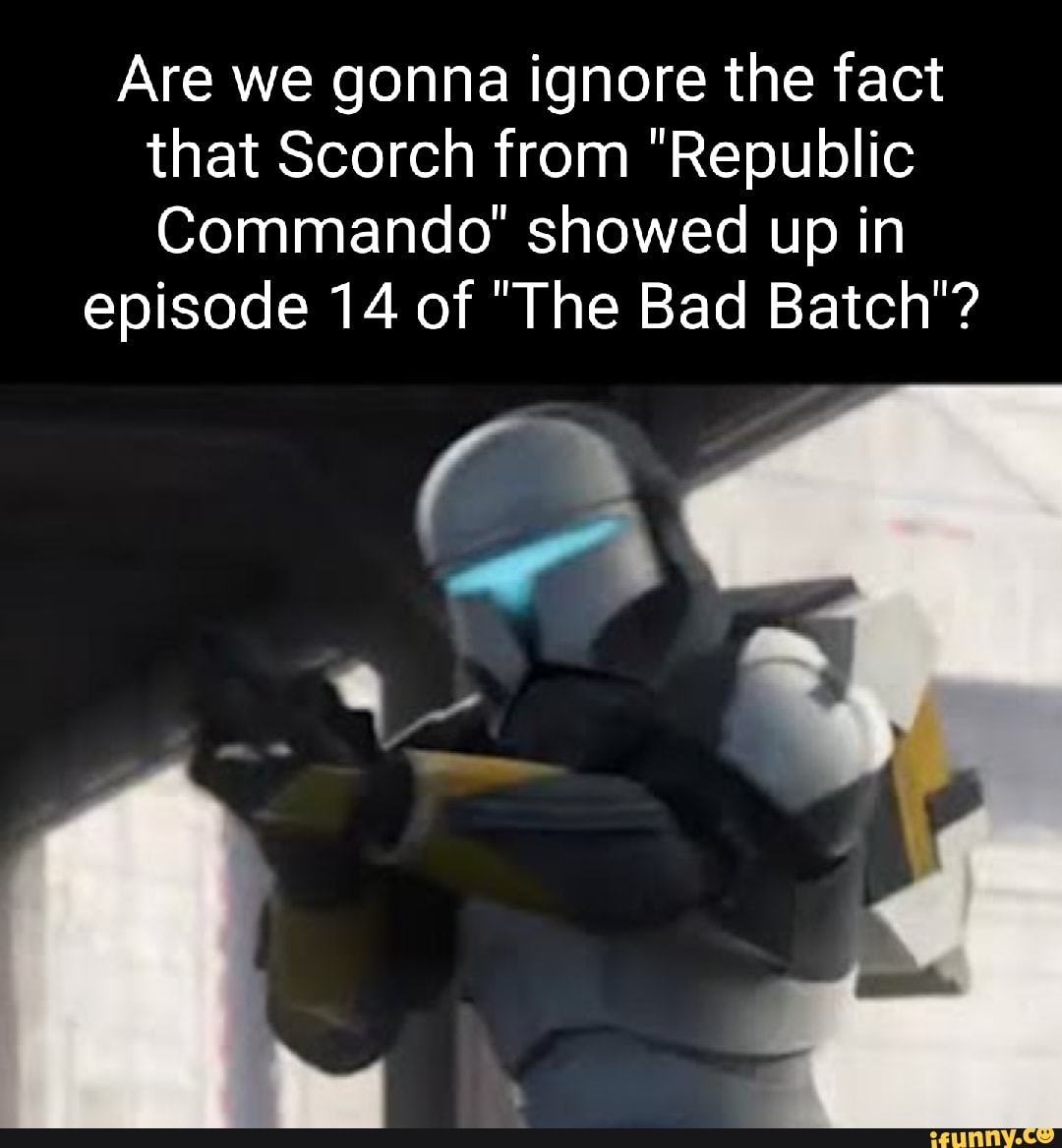 Starwarsrepubliccommando memes. Best Collection of funny Starwarsrepubliccommando pictures on iFunny