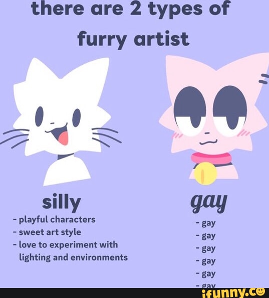 There are 2 types of furry artist silly playful characters - sweet art ...