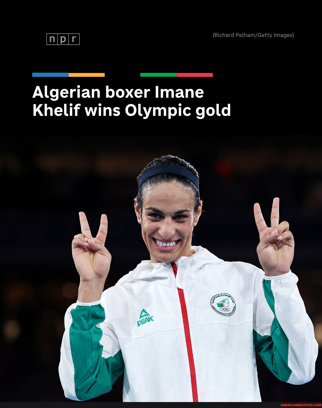 The Algerian boxer Imane Khelif has won the Olympic gold medal Over ...