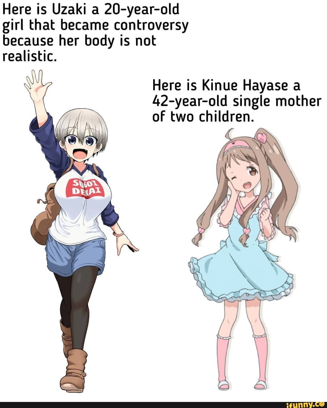 Here is Uzaki a 20-year-old girl that became controversy because her ...