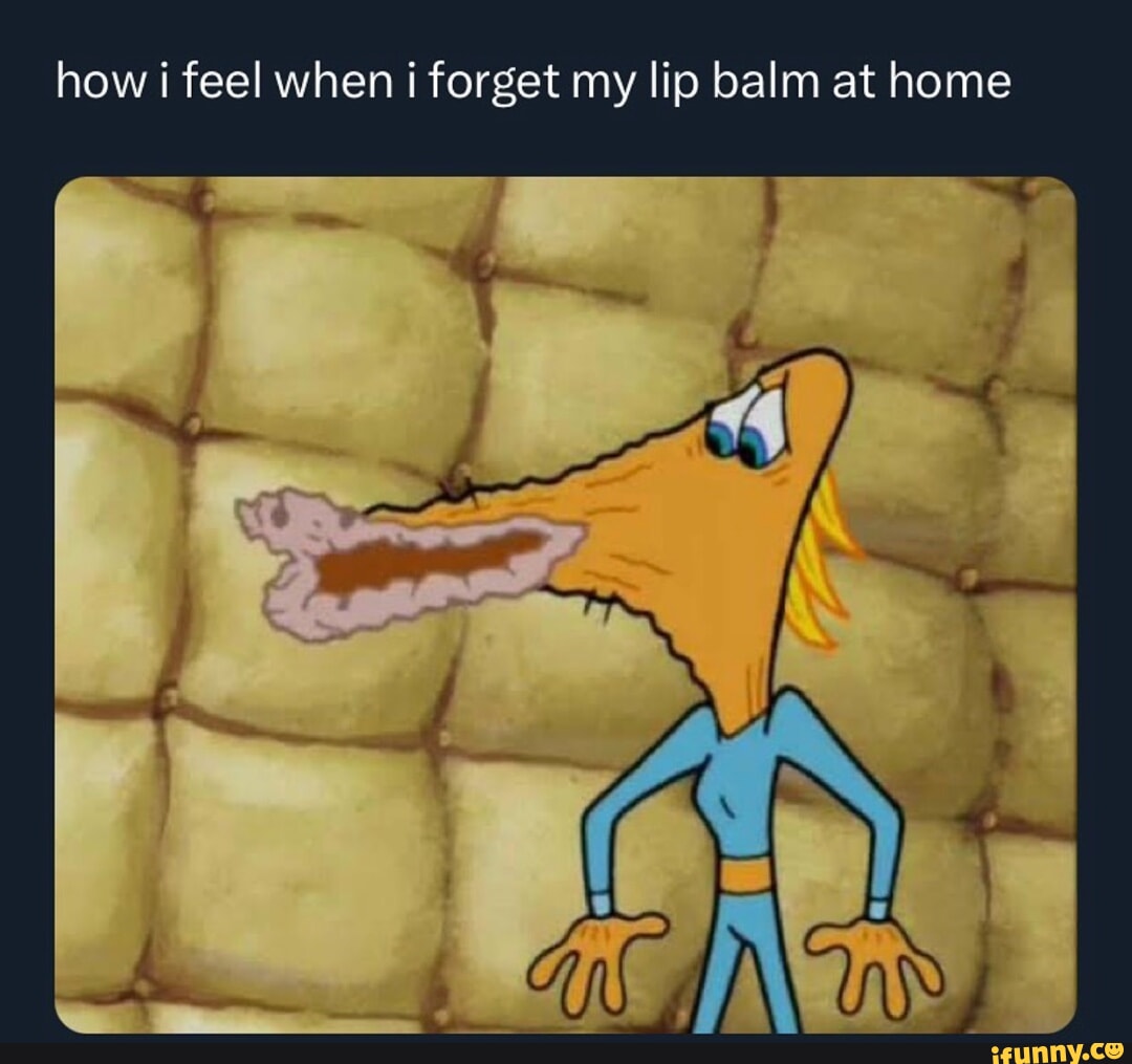 Crusty Lips Spongebob