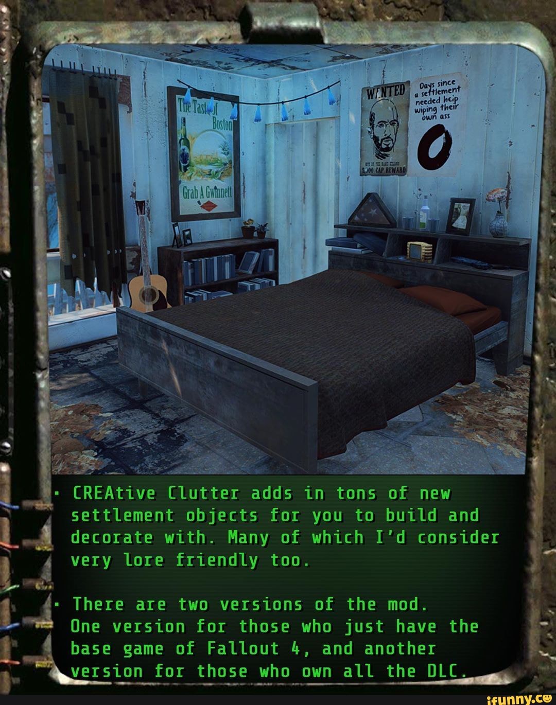 CREAtive Clutter adds in tons of new settlement objects for you to ...