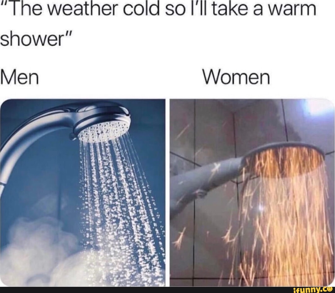 Ake warm shower" men Wo Men - iFunny