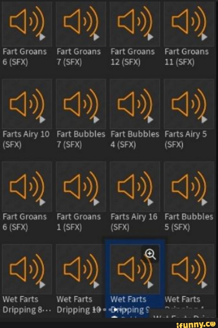 Fart Groans 6 (SFX) Farts Airy 10 (SFX) Fart Groans 6 (SFX) Wet Farts ...