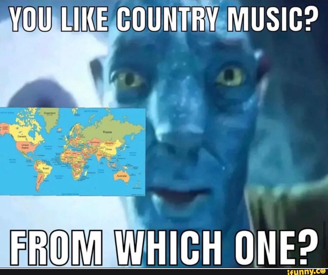 YOU LIKE COUNTRY MUSIG? FROM WHICH ONE? - iFunny