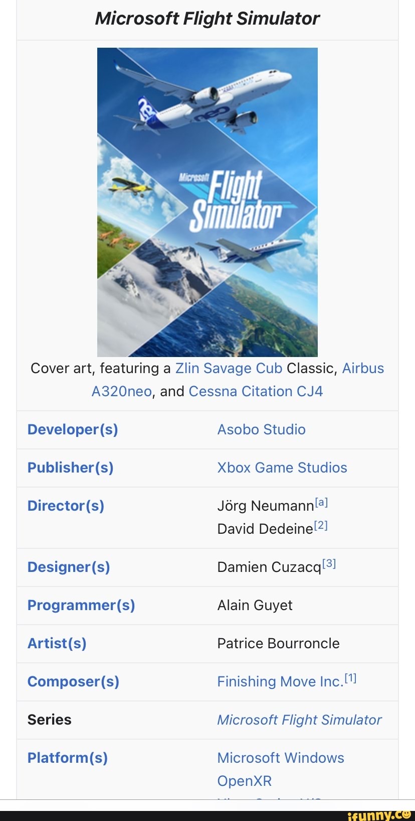 Microsoft Flight Simulator Flight Cover art, featuring a Zlin Savage ...