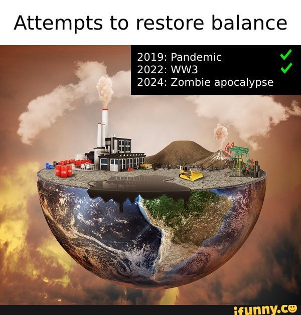Attempts to restore balance 2019: Pandemic 2022: 2024: Zombie ...
