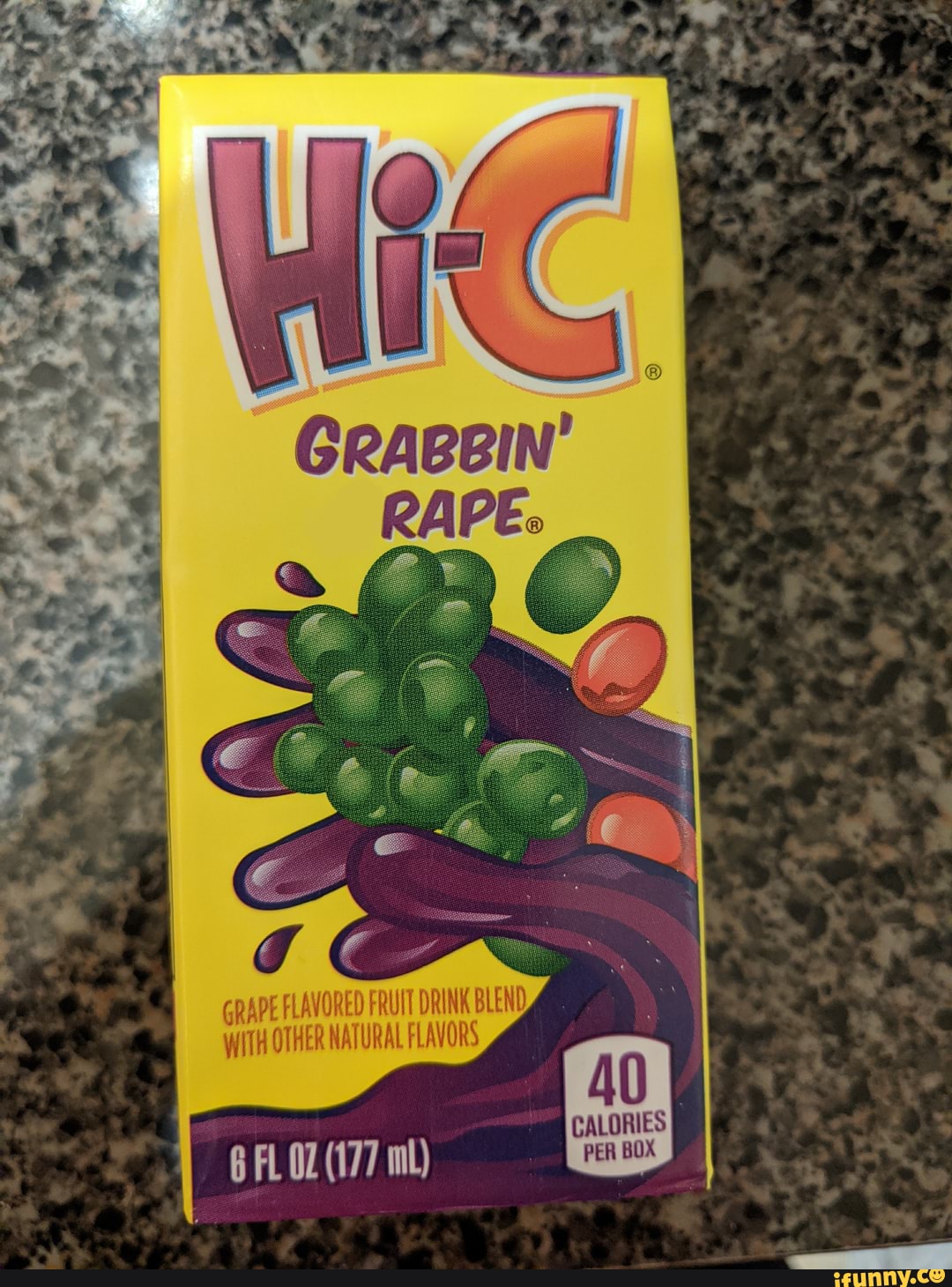 GRAPE FLAVORED FRUIT DRINK UD WITH OTHER NATURAL FLAVORS - iFunny