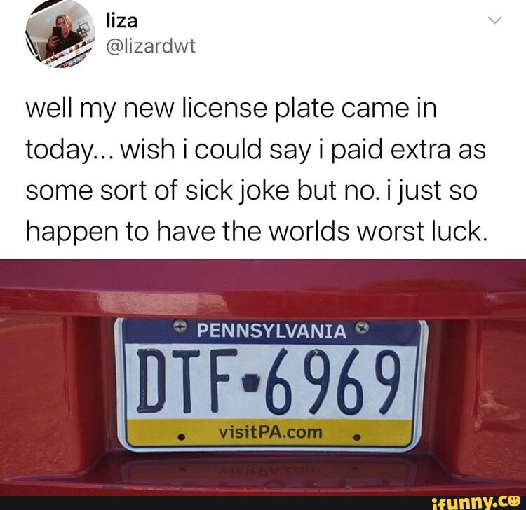 Well my new license plate came in today... wish i could say i paid ...