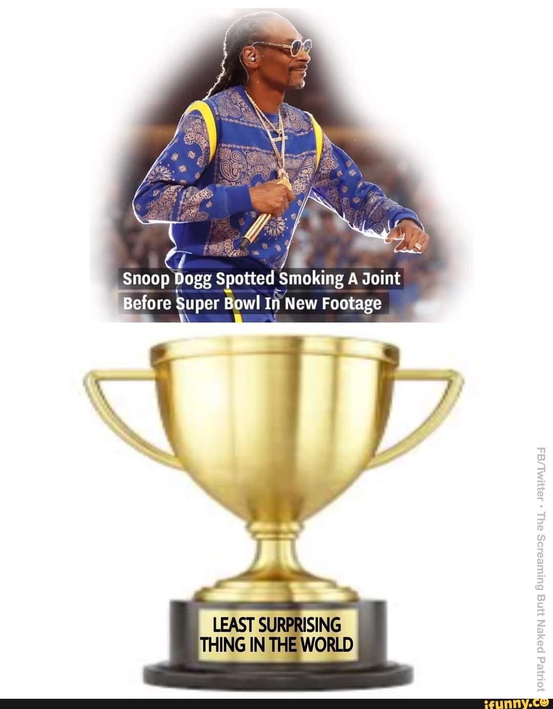 Snoop Doge Spotted Smoking A Joint Before Super Bowl In New Footage NE ...