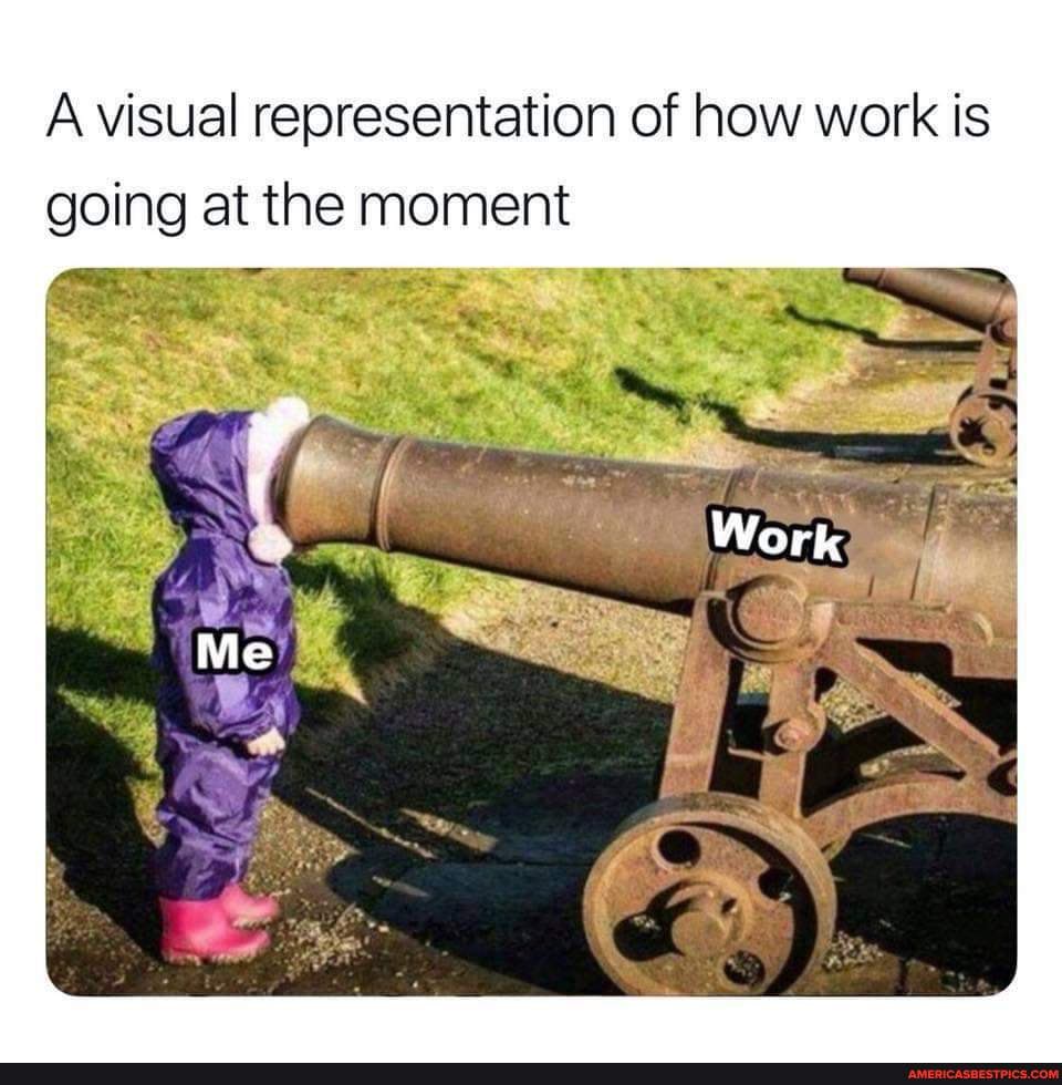 A visual representation of how work is going at the moment - America’s ...