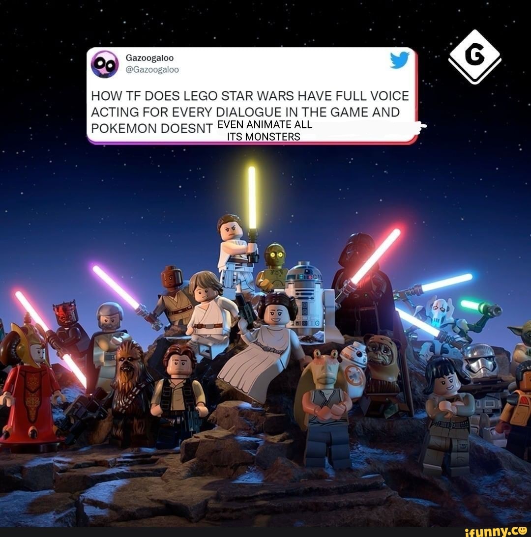 HOW TF DOES LEGO STAR WARS HAVE FULL VOICE ACTING FOR EVERY DIALOGUE IN ...