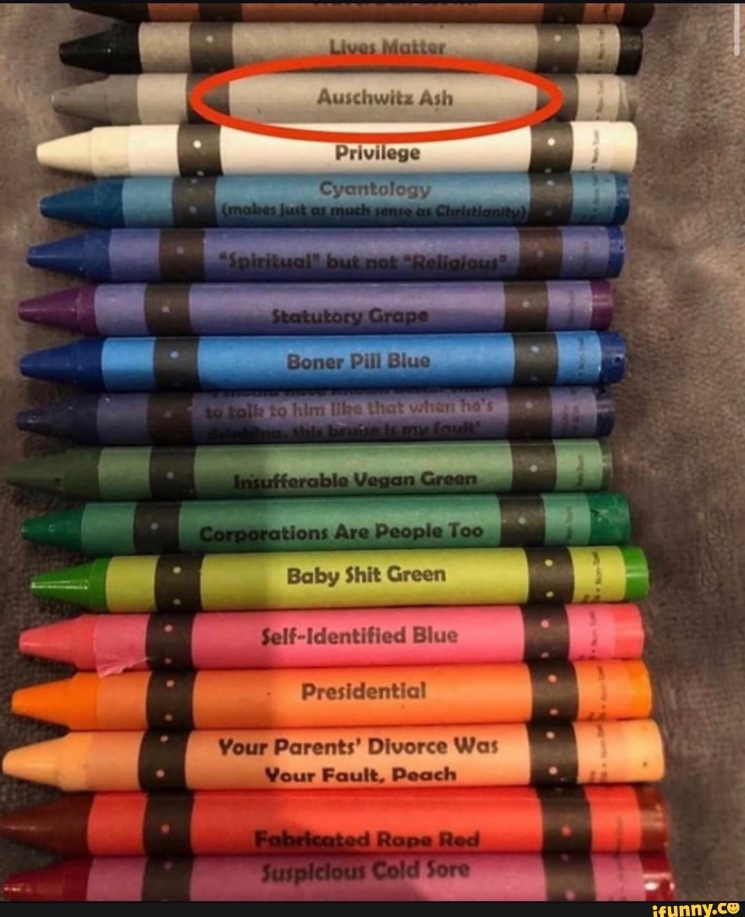 Auschwitz Ash Cyantotogy - Baby Shit Green $elf-Identified Blue ...