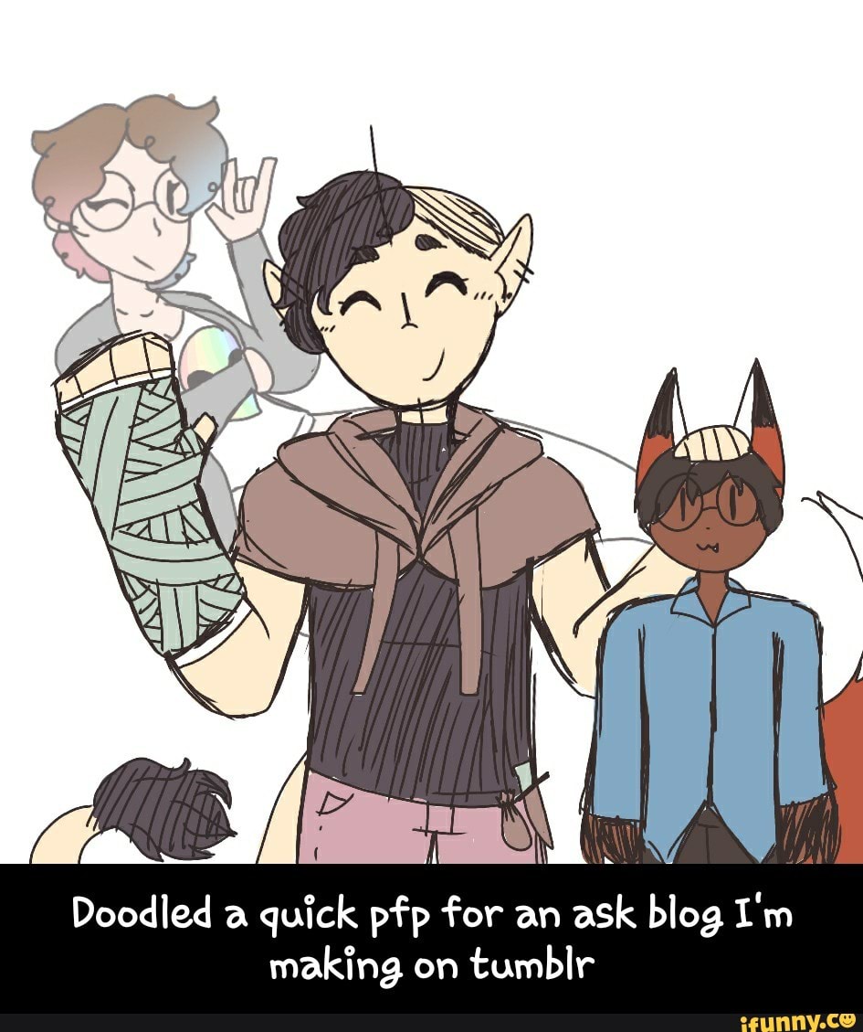 W Doodled a quick pfp for an ask blog I'm making on tumblr - Doodled a ...