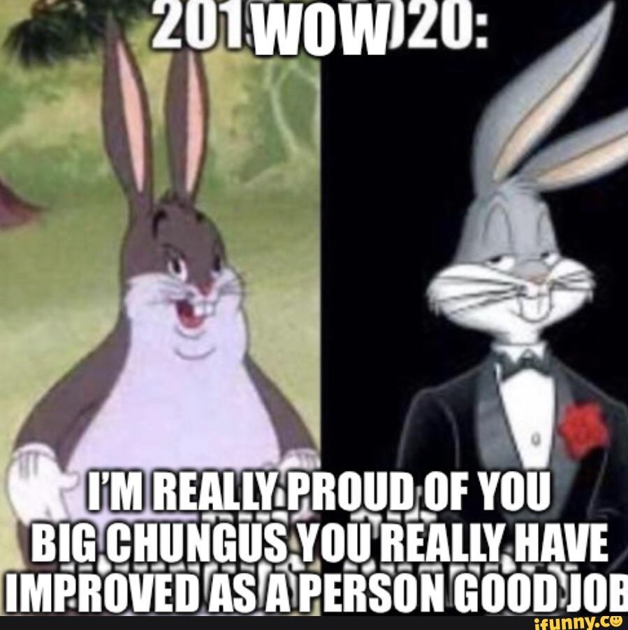 ZUT WOW! I'M REALLY.PROUD OF YOU BIG CHUNGUS YOU REALLY HAVE IMPPOUEN ...