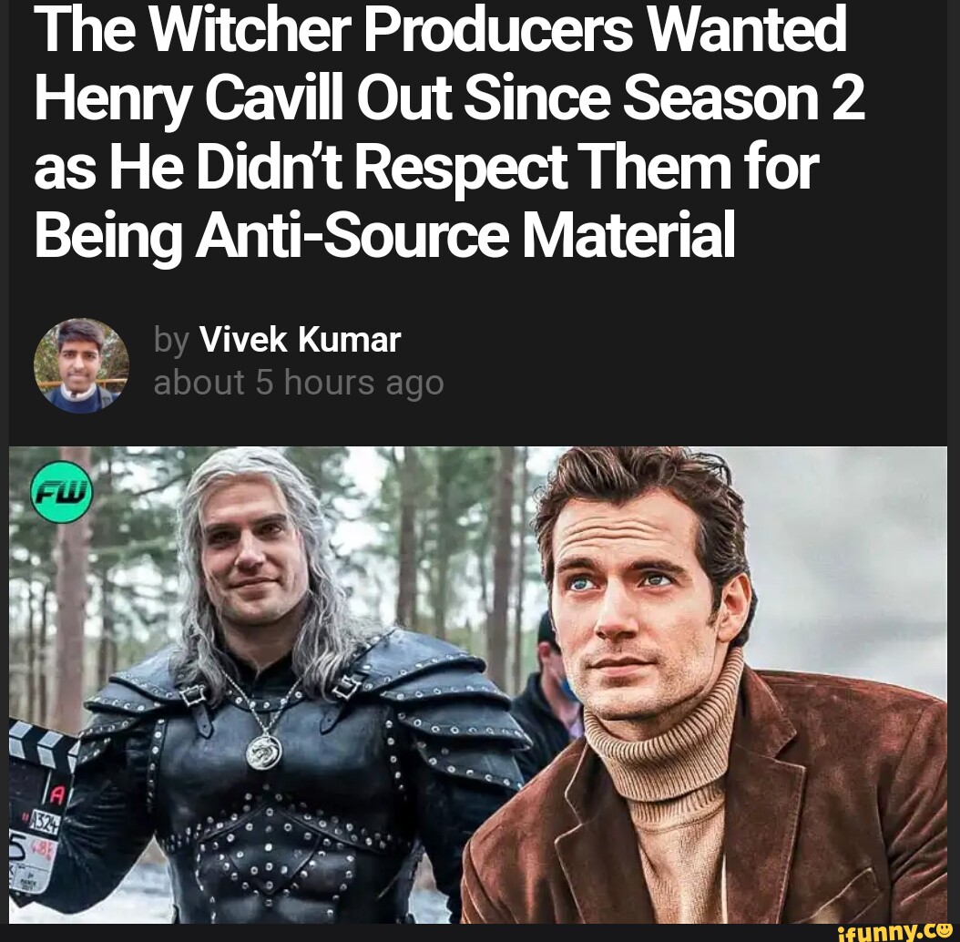 The Witcher Producers Wanted Henry Cavill Out Since Season 2 as He Didn ...