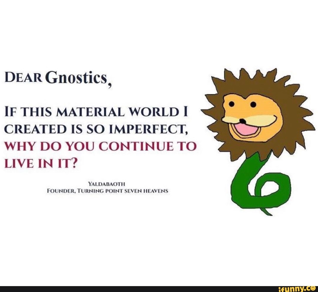 Yaldabaoth memes. Best Collection of funny Yaldabaoth pictures on iFunny