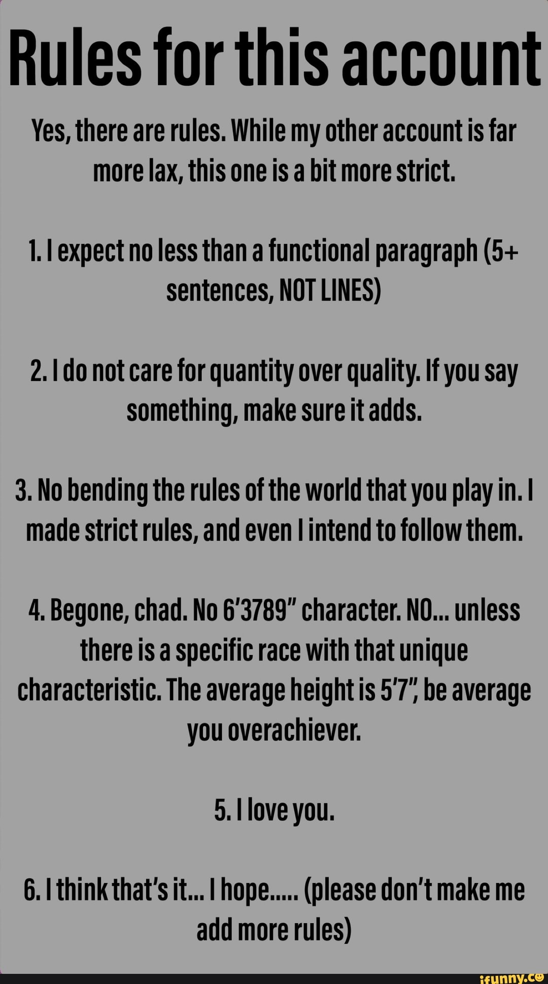 Strict Rules