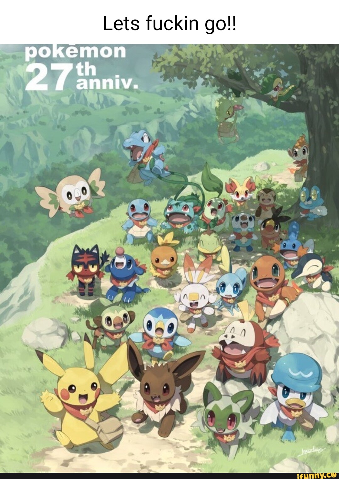 Lets fuckin go!! pokemon - iFunny
