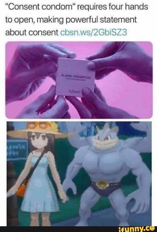 "Consent condom“ requires four hands to open, making powerful statement ...