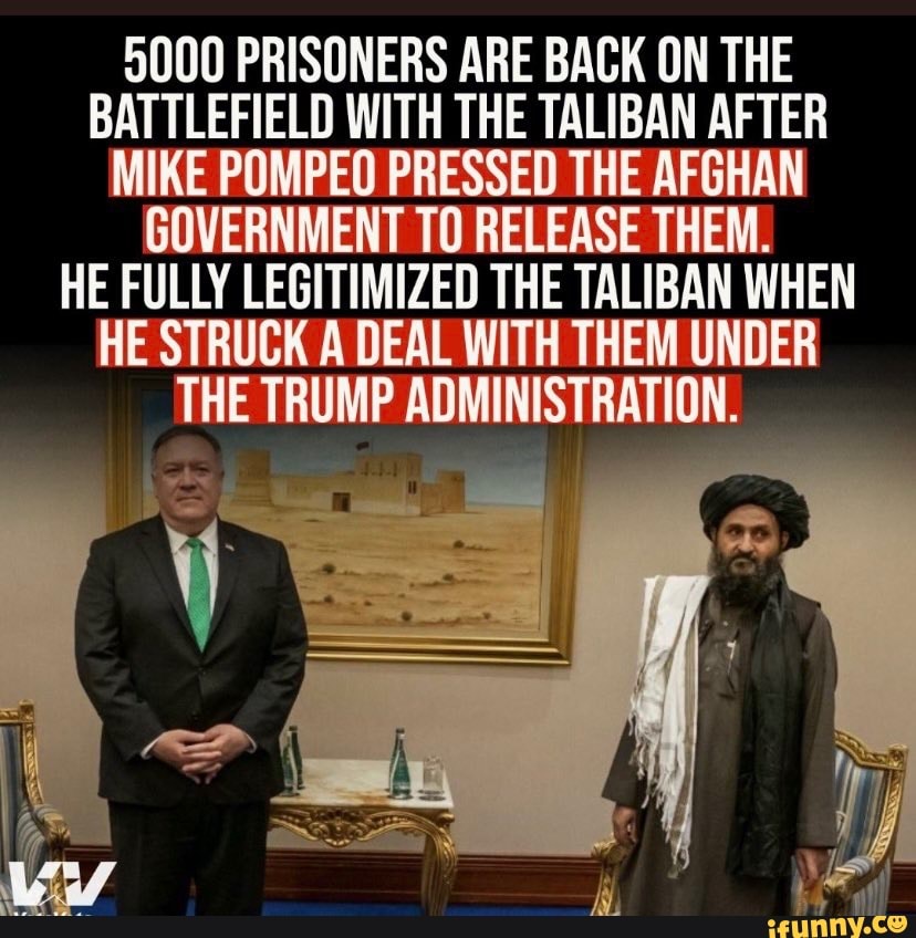 5000 PRISONERS ARE BACK ON THE BATTLEFIELD WITH THE TALIBAN AFTER MIKE ...